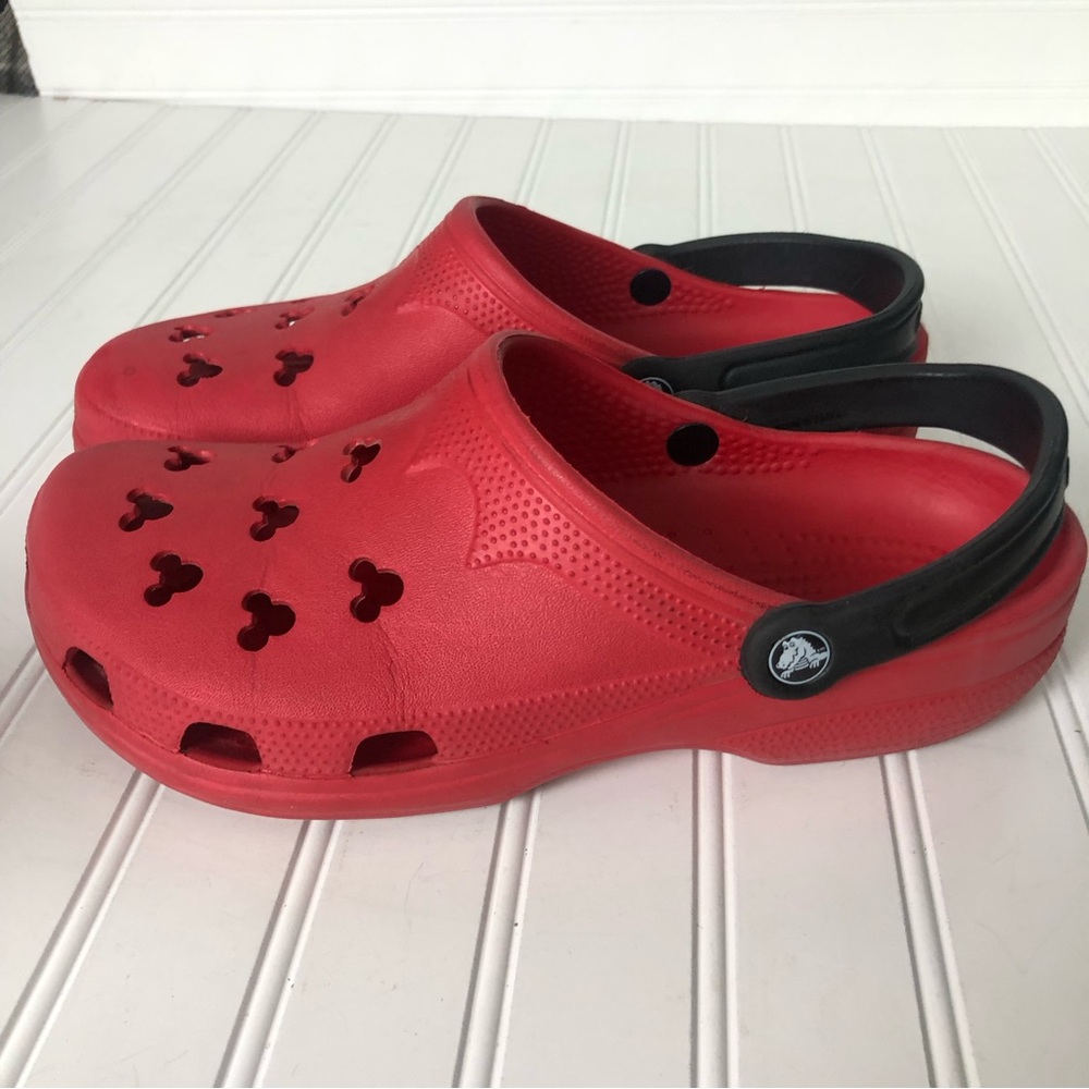 Crocs X Disney Mickey Mouse Red Shoes Adult - Gem